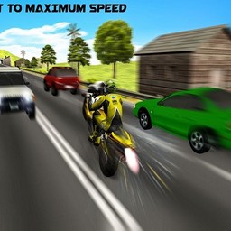 Play Games - Highway Rider Motorcycle Racer 3D - Cookh5 Game - cookh5.com